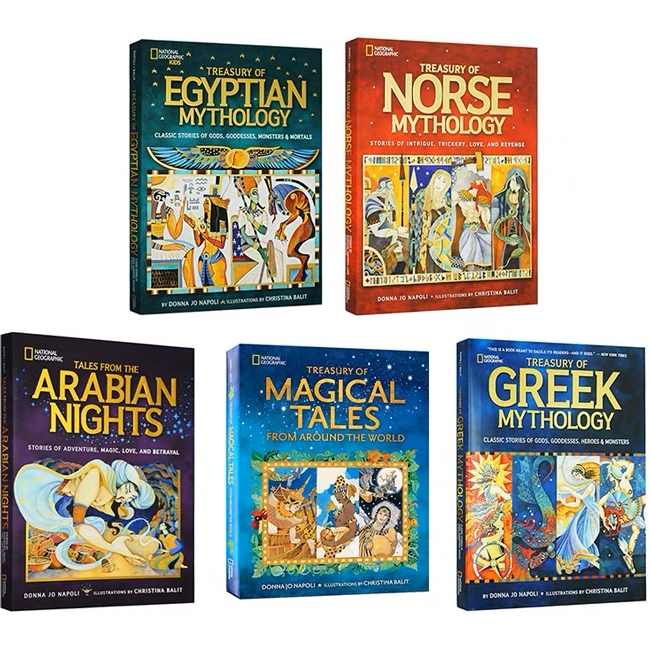 National Geographic Treasury of Norse/Egyptian/Greek Mythology/Magical ...