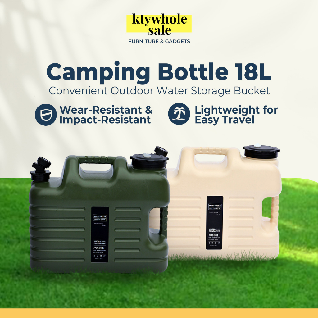 KTY Camping WATER BOTTLE Camping Botol air Camping Water Container Tank ...
