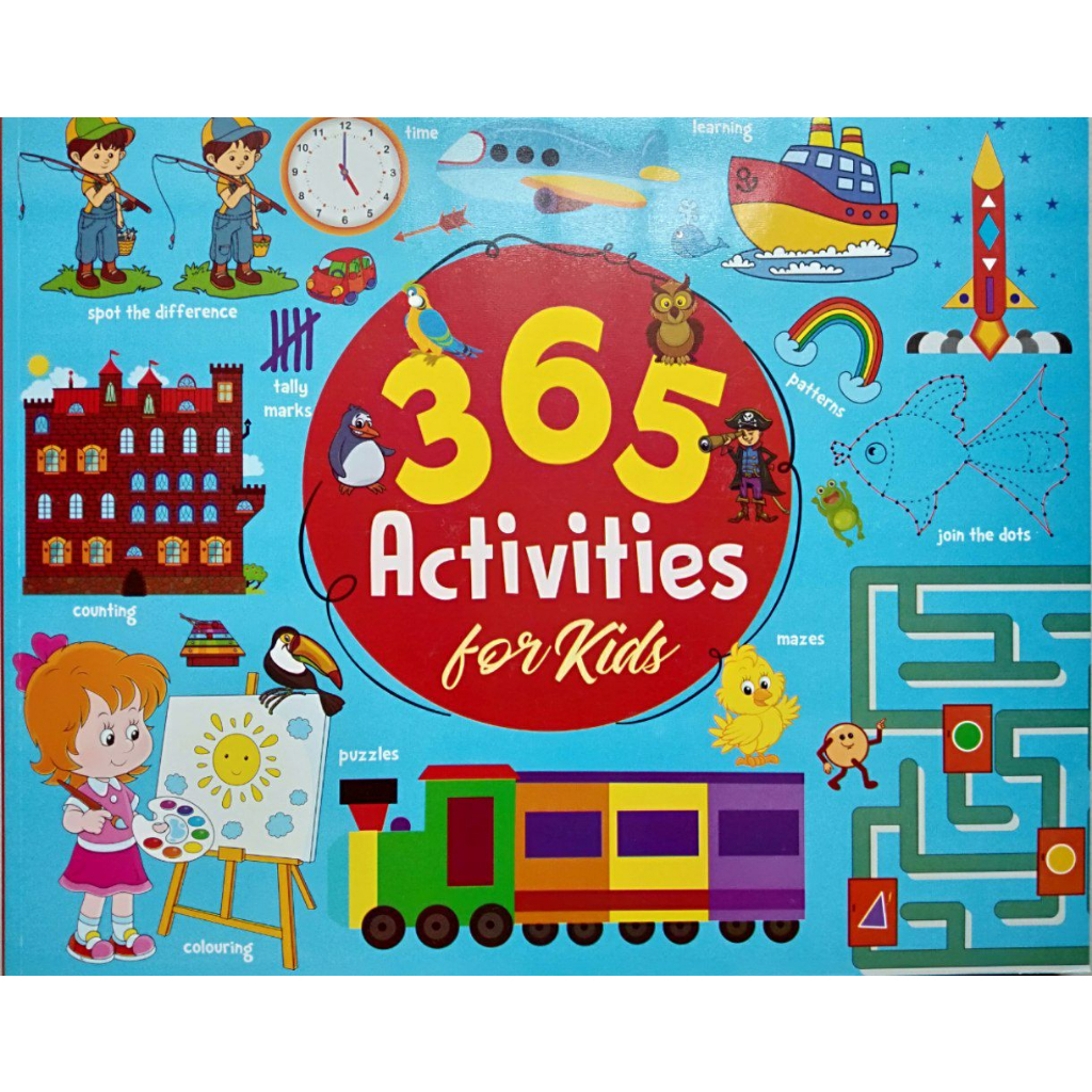 365 Activities for Kids (Blue) | Shopee Malaysia