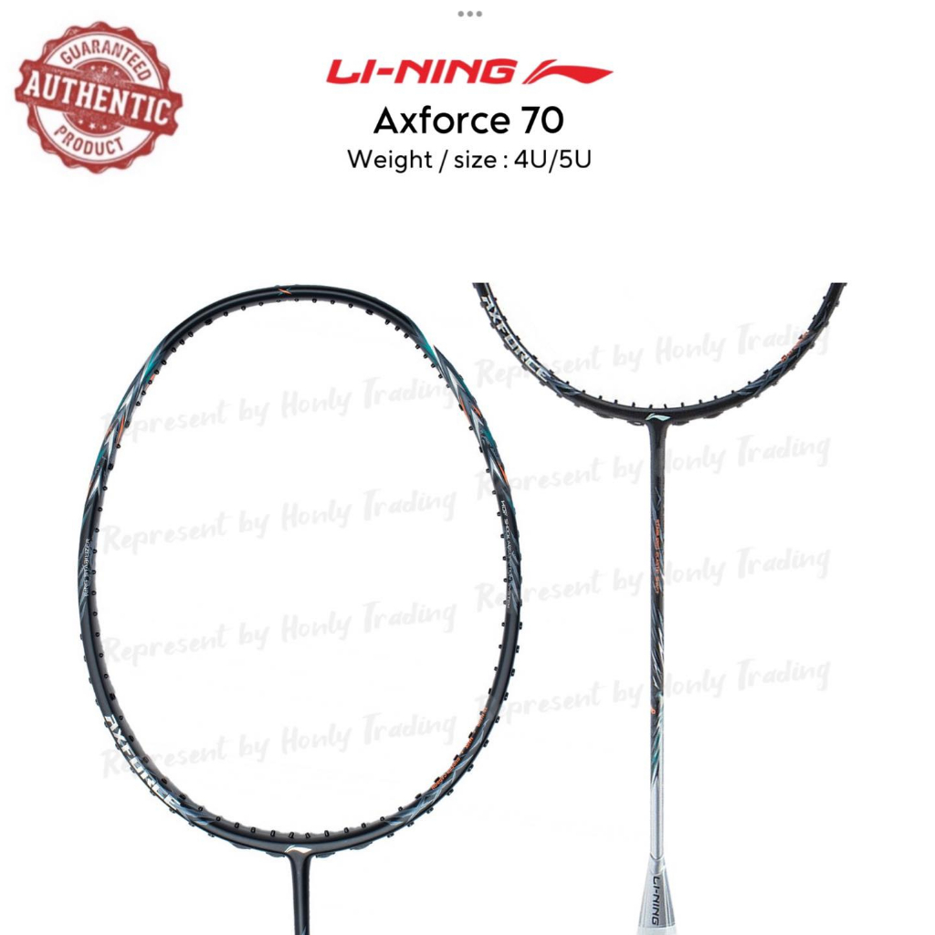 LI-NING AXFORCE 70 [Without String] (Free Grip & Double Compartment Bag ...