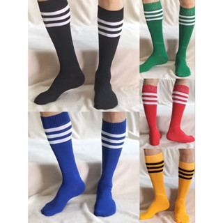Stoking Bola Football Socks Soccer Cricket Futsal Knee Long Sock Stokin ...