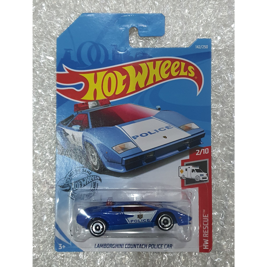 Hot Wheels Lamborghini Countach Police Car | Shopee Malaysia