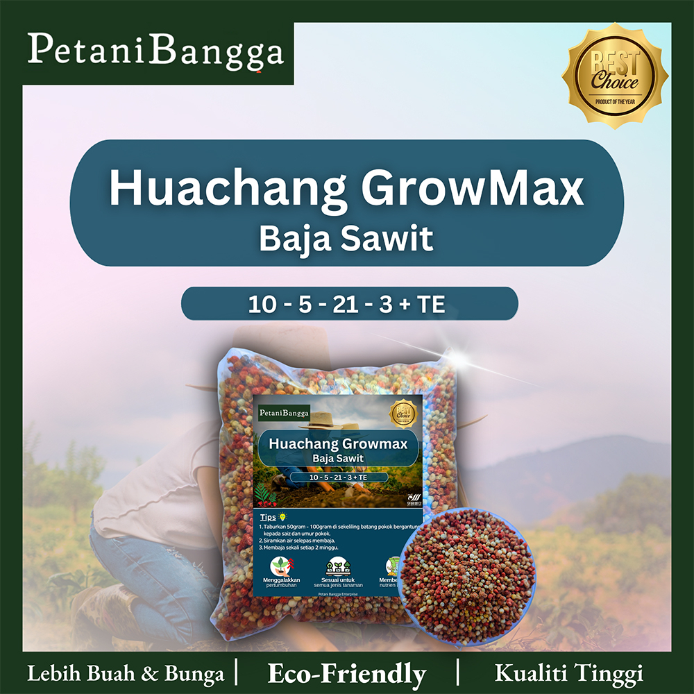 1kg Baja Huachang Growmax Sawit 10-5-21-3+TE | Baja Sawit HuaChang ...
