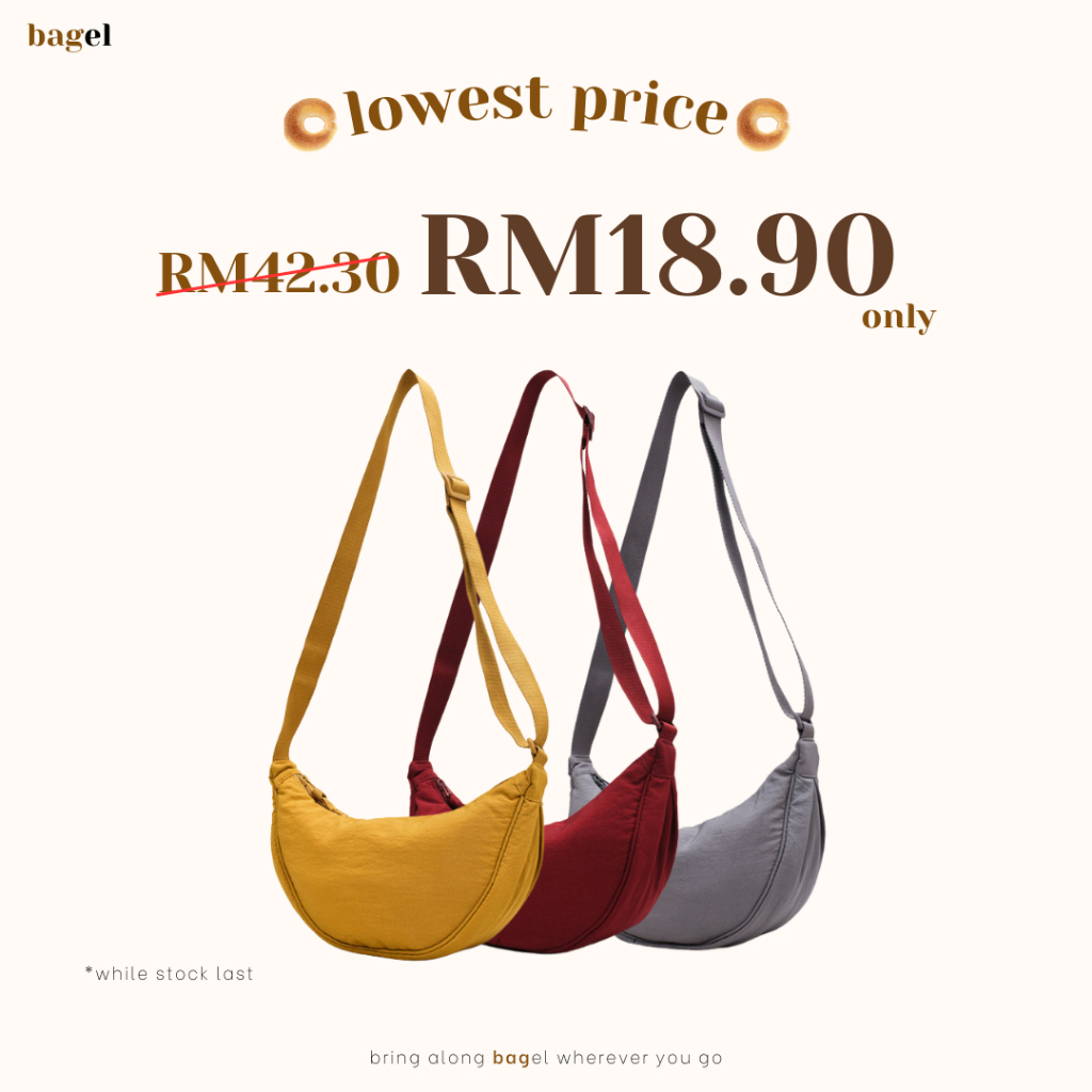 Bagel Genevieve Classic Uniqlo-Inspired Crossbody Bag - Korean Ins ...