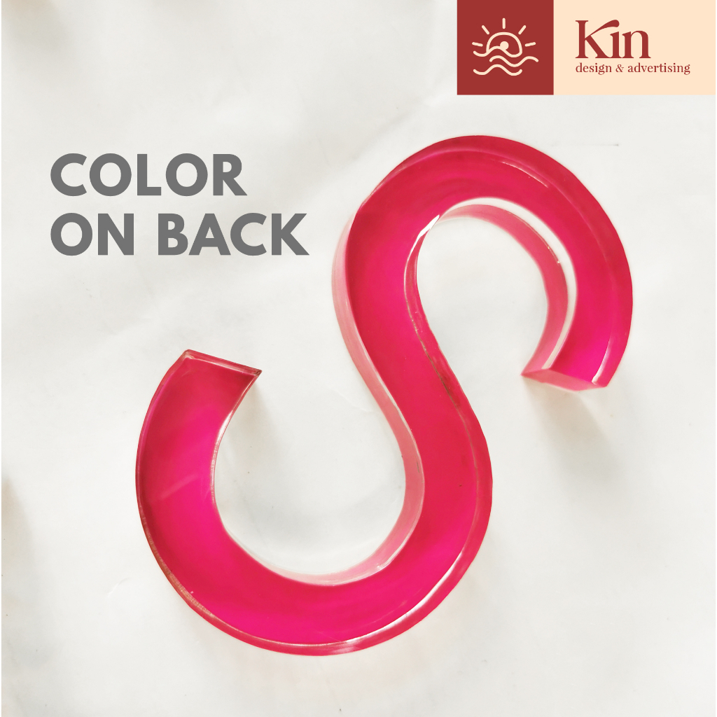 KIN - Custom 3D Acrylic Wording / 3D Logo / Number / Lettering Alphabet ...