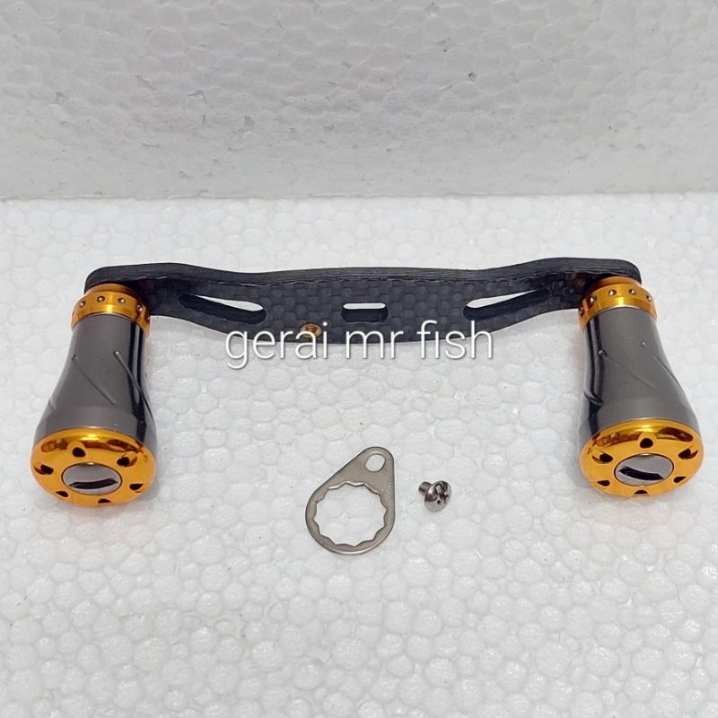 Bait casting bc reel carbon handle for daiwa abu etc ( 4 bearings ...