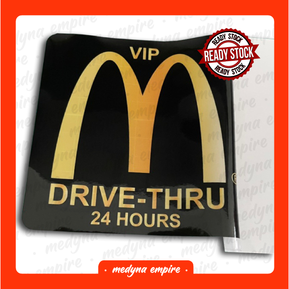 McDonalds Drive Thru VIP Gold Pass | Shopee Malaysia