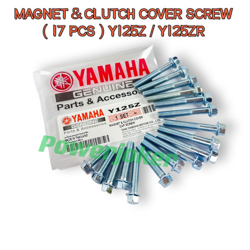 Y125Z Y125ZR 125Z 125ZR NEW ( 17 PCS ) SCREW MAGNET & CLUTCH COVER ...