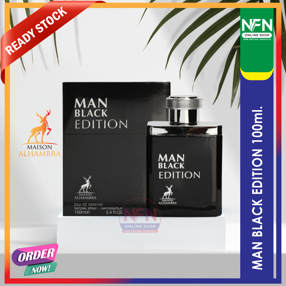 Man Black Edition EDP Perfume By Maison Alhambra 100 ML:🥇Super Rich ...