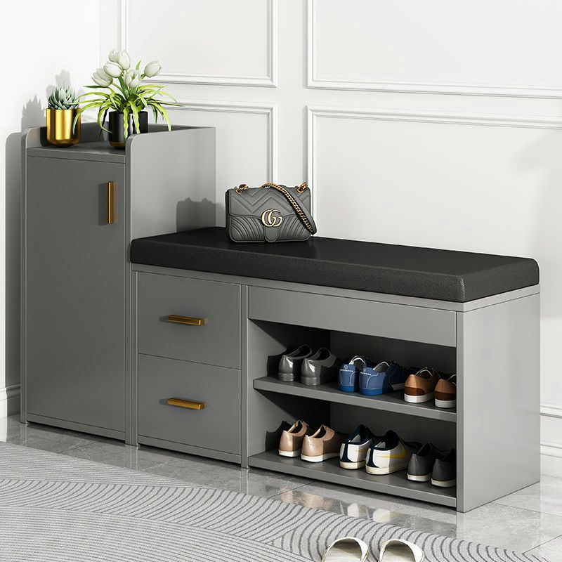 In Stock丨Shoe Cabinet With Sofa Shoe Rack / Shoe Changing Stool ...