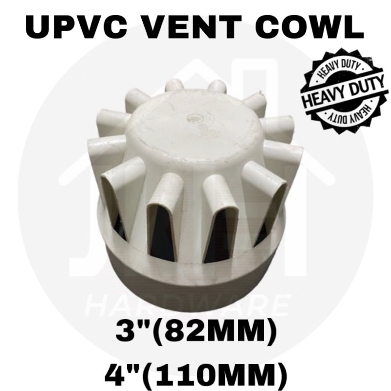 (HEAVY DUTY) 3" 4" UPVC VENT COWL | Shopee Malaysia
