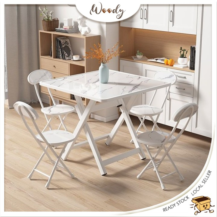 【Woody】 Folding Foldable Table Dining Dinner Desk Home House ...