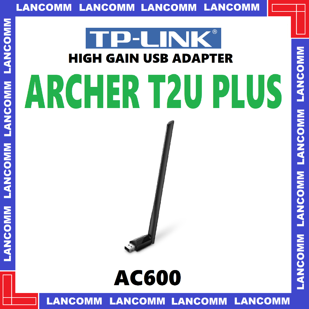 TP-LINK Archer T2U Plus AC600 High Gain Wireless Dual Band USB Adapter ...