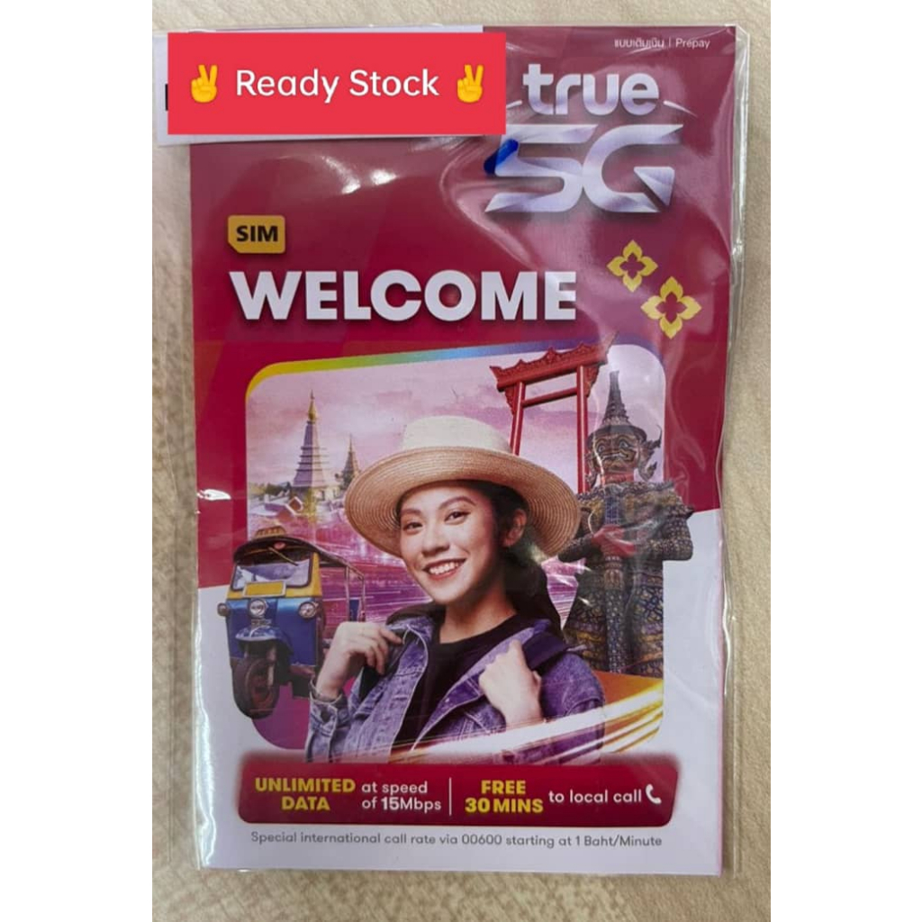 Thailand SIM Card UNLIMITED INTERNET ( 泰国网卡）(Thai Travel Sim Card ...