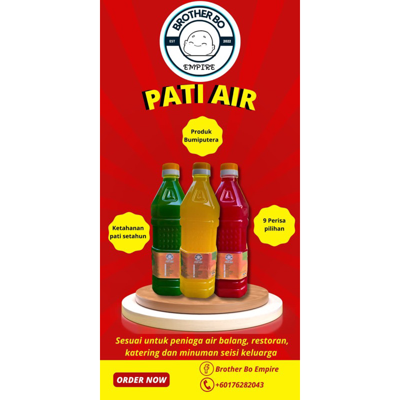 1000ML PATI AIR PADU KAW (9 PERISA) | Shopee Malaysia