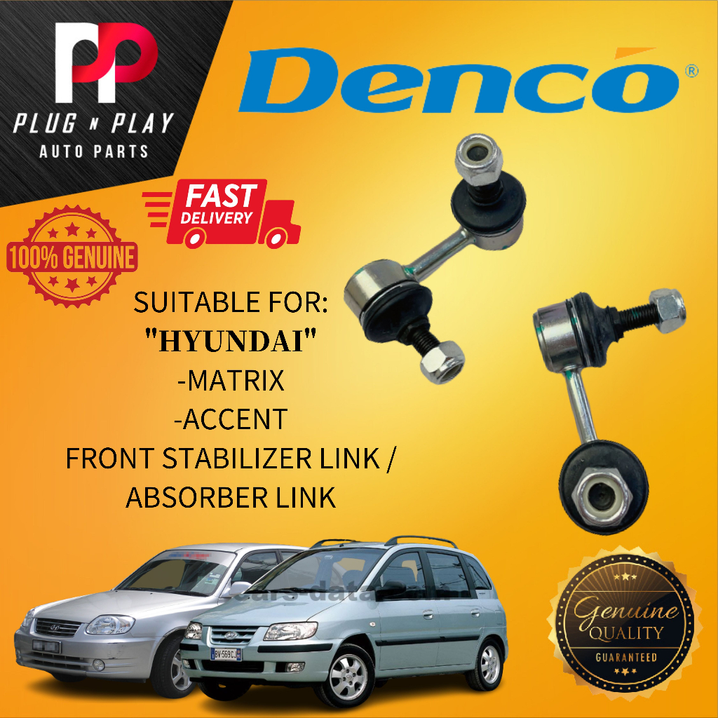 HYUNDAI MATRIX / ACCENT DENCO FRONT STABILIZER LINK / ABSORBER LINK ...