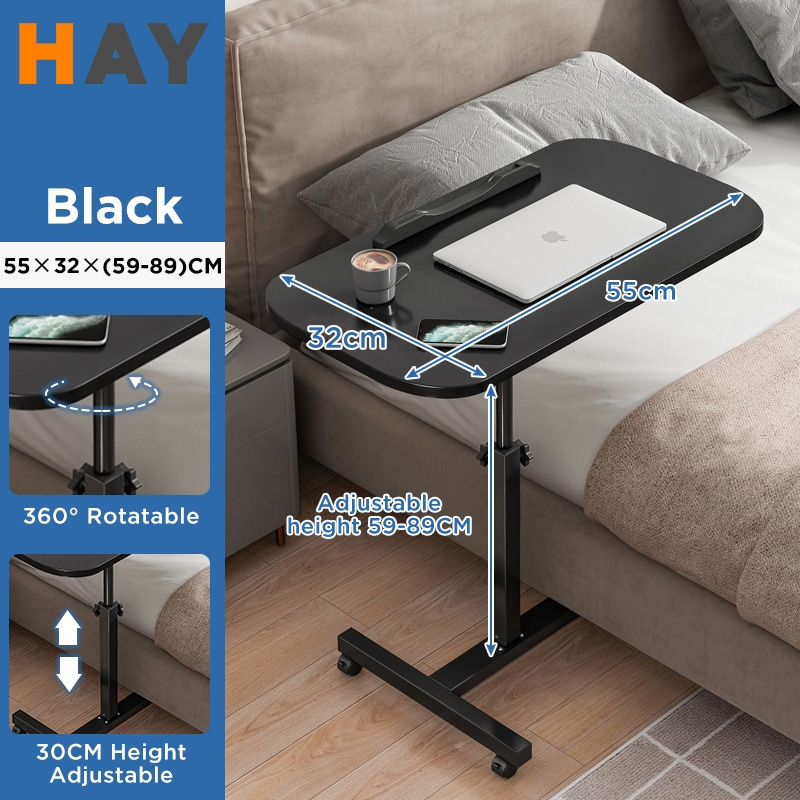 Adjustable table Upgraded Foldable Bedside table Computer Table with ...