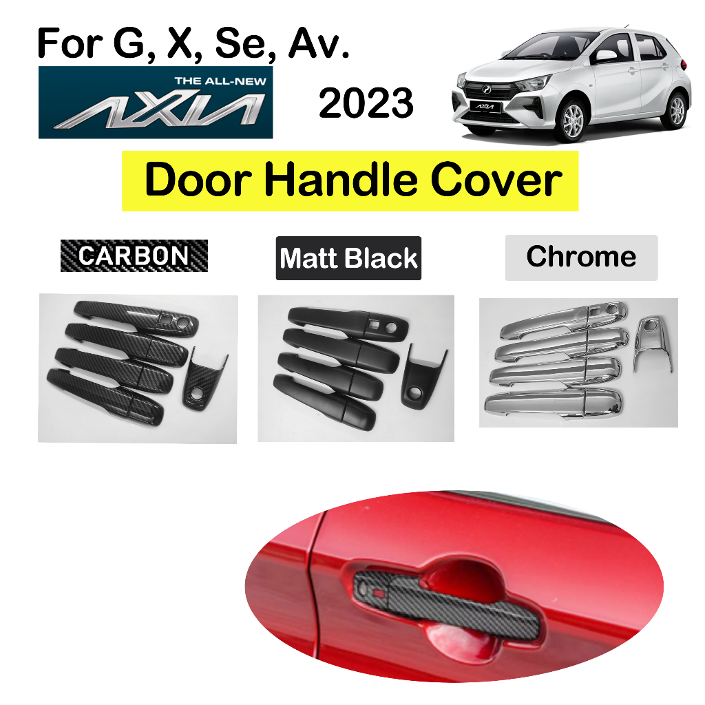 Perodua Axia Accessories 2023- 2025 Door Handle Cover | Shopee Malaysia