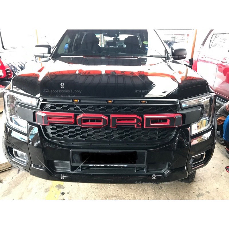 Ford Ranger T9 Front Grill With 3LED 2022-2024 XLT XLT Plus ranger t9 ...