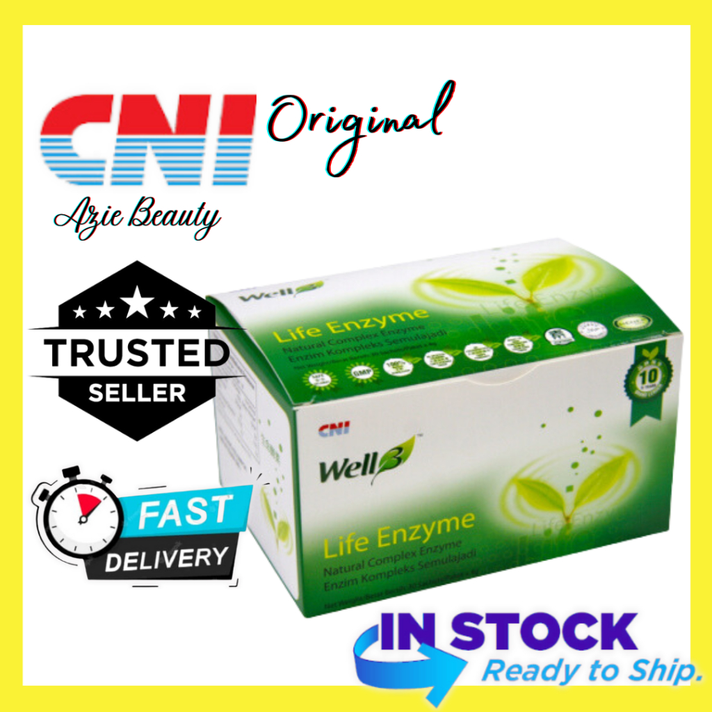 CNI Life Enzyme, 30 sachets x 4g - with MENEP Technology, Antioksida ...