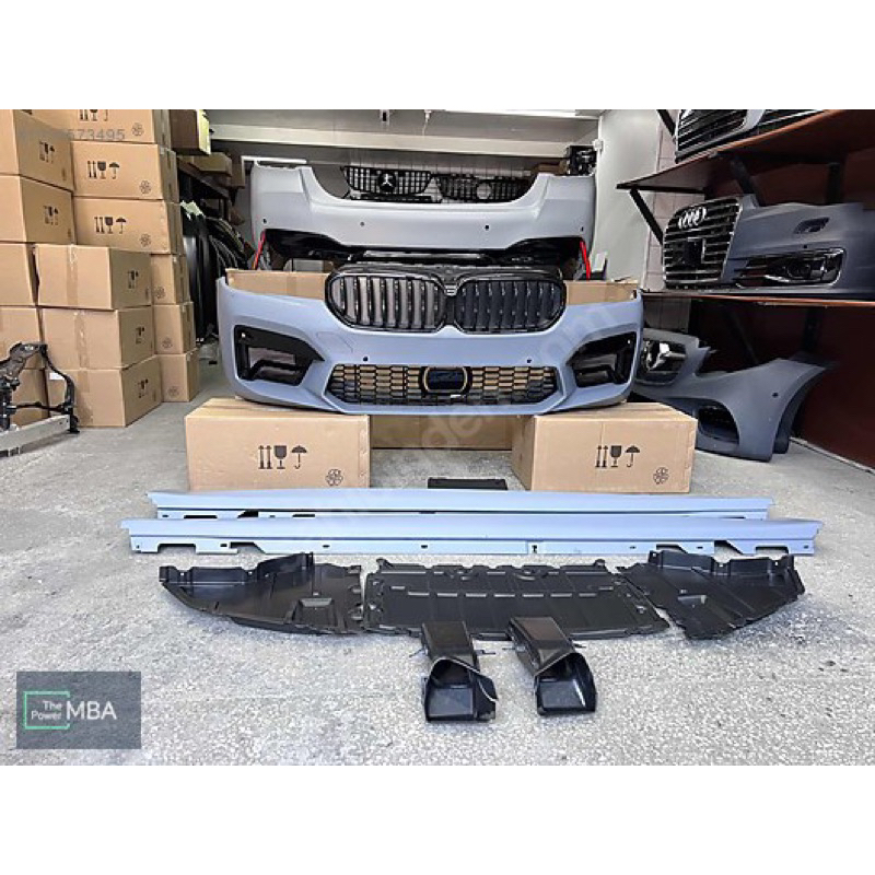 BMW G30 PRELCI 2018 - 2020 convert LCI 2021 M5 bodykit body kit front ...