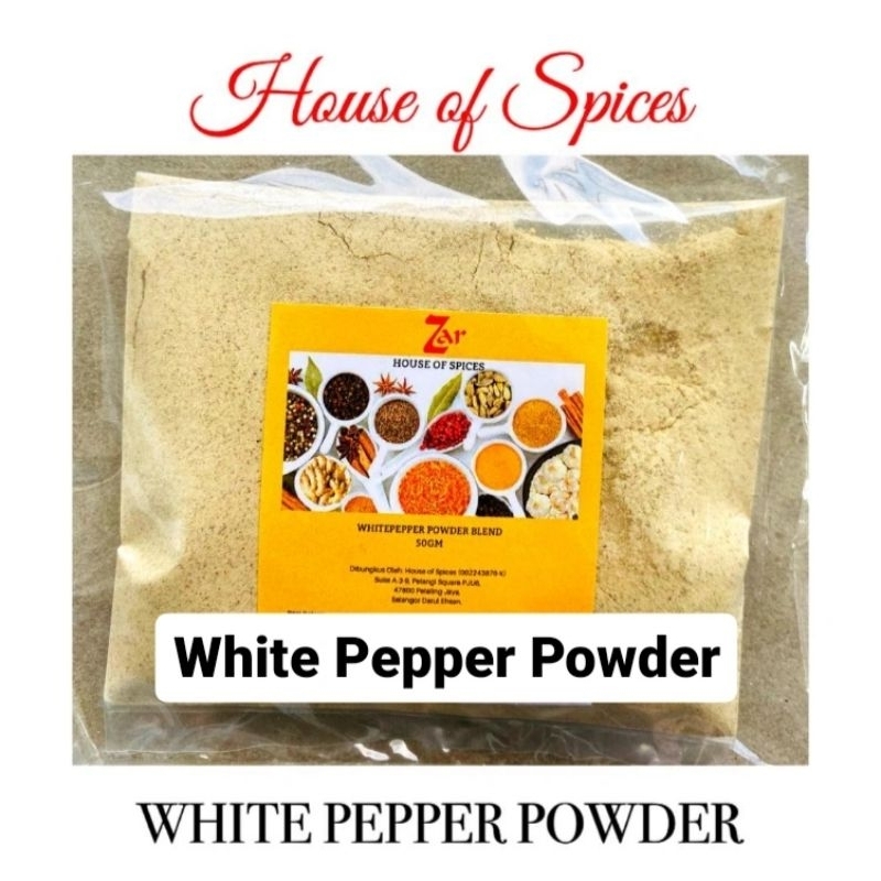 White Pepper Powder/Serbuk Lada Putih 50g, 100g, 200g | Shopee Malaysia