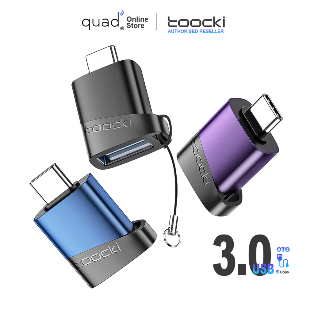Toocki OTG USB 3.0 Type C Adapter Male to Female Micro Converter ...