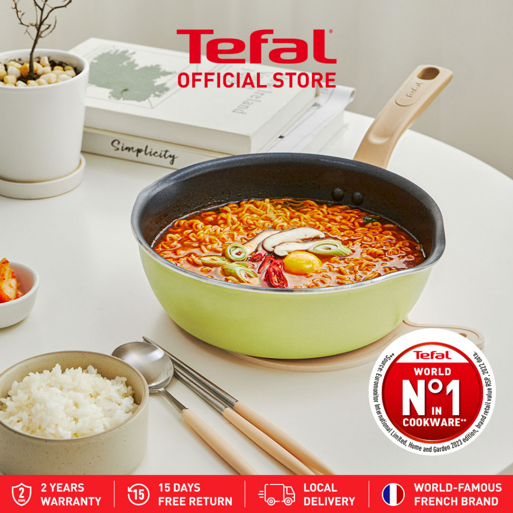 Tefal One Pick Pot Wok Pan Lid (22cm) | Shopee Malaysia