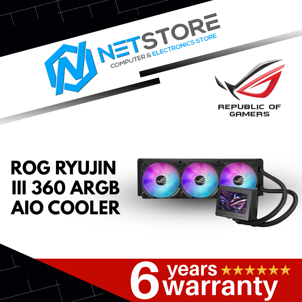 ASUS ROG RYUJIN III 360 ARGB (AIO COOLER) - 90RC00L1-M0UAY0 | Shopee Malaysia