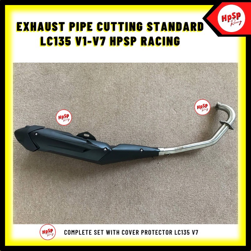 HPSP EXHAUST RACING STANDARD CUTTING Y15ZR LC136 4S 5S V1-V6/Y15 Y16 ...