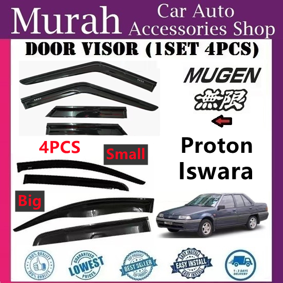 Proton Saga / Iswara Door Visor /air press 1set 4 Door Mugen Model ...