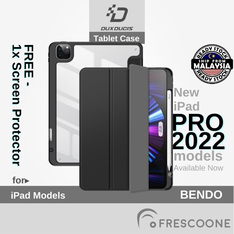 DUX BENDO Flip Case Anti Bend Cover Detachable Magnetic Casing for iPad ...