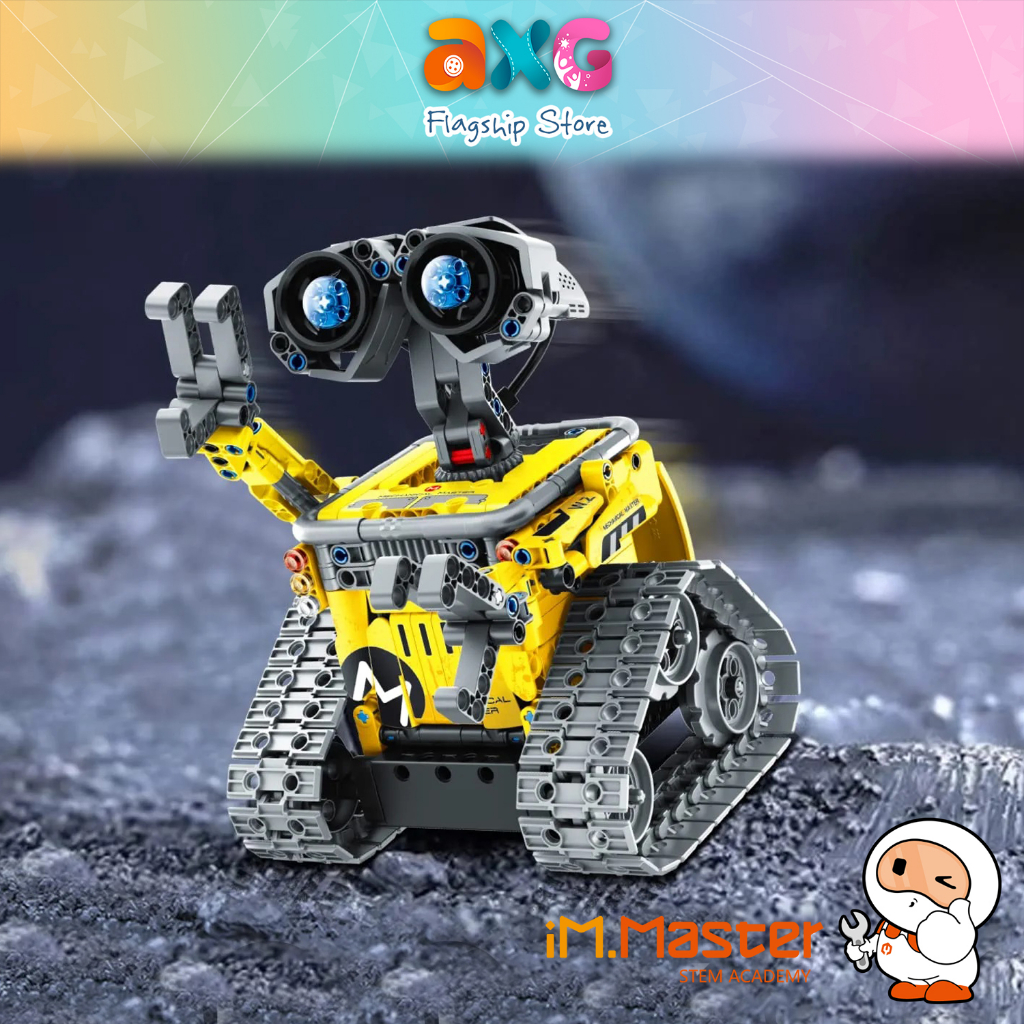 iM.Master Mechanical Master Block 3 in 1 Mode Wall Robot Dinosaur R/C ...