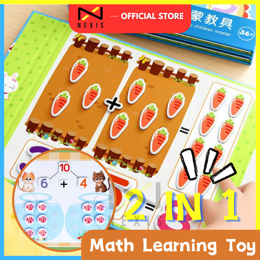 Kindergarten 2 in1 digital decomposition and arithmetic toys counter ...