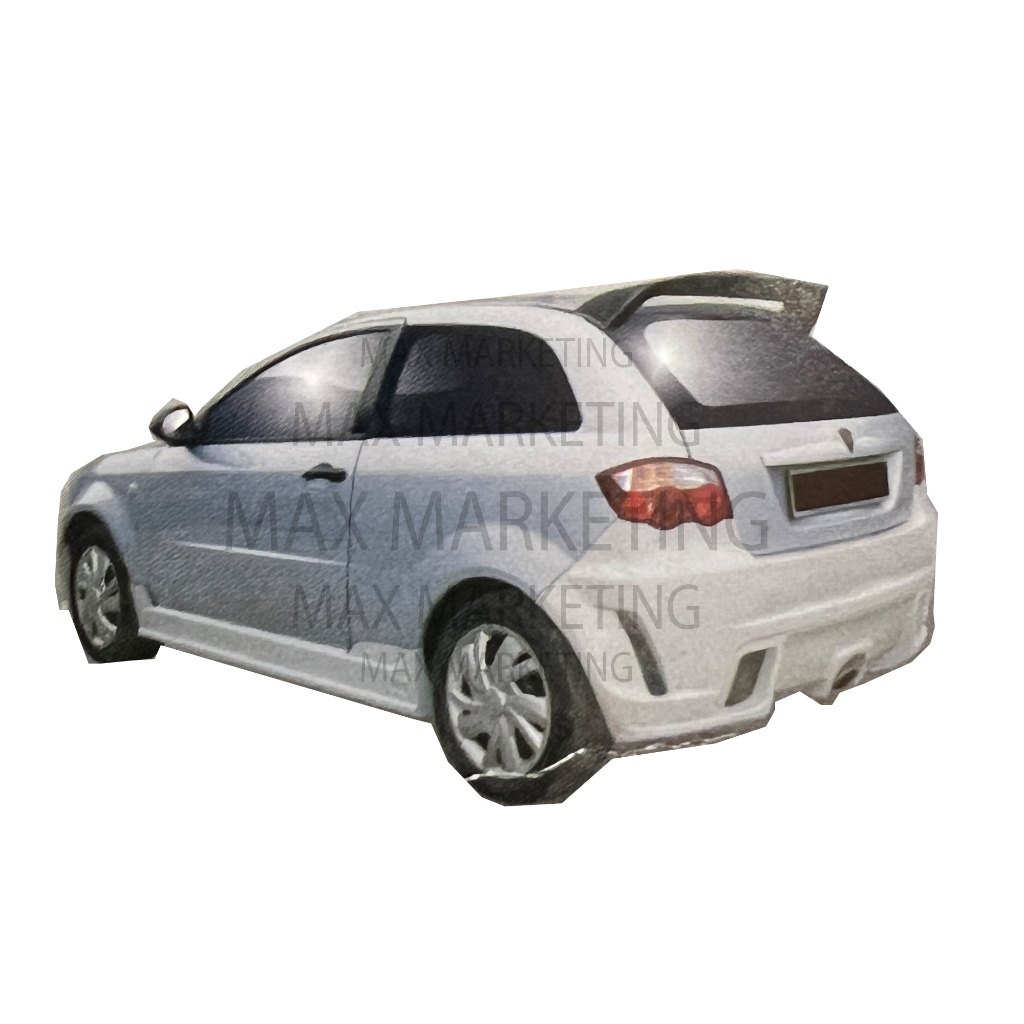 PROTON SATRIA NEO R3 REAR BUMPER (PU GETAH ) SKIRT LIP BODYKIT | Shopee ...