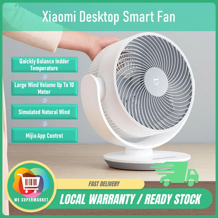 Xiaomi Fan Mijia Desktop Smart Rotate Desk Fan DC Kipas Meja Rotation ...