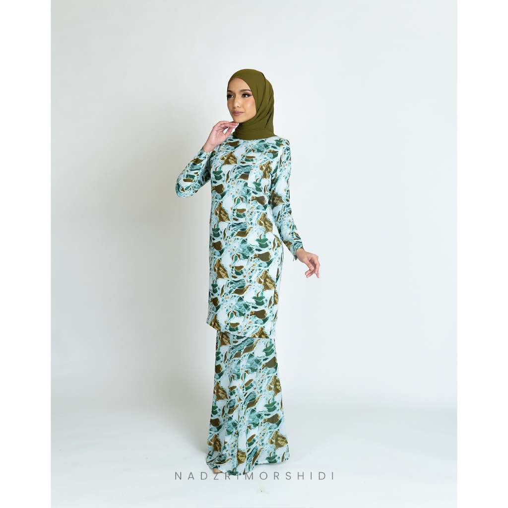 NADZRI MORSHIDI | TIARA KURUNG MODERN CHIFFON PRINCESS CUT | BAJU RAYA ...