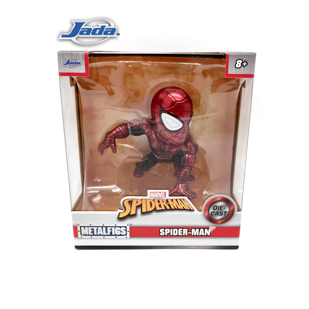 JADA METALFIGS METAL DIE CAST MARVEL SPIDER-MAN FIGURE (RED BLACK ...