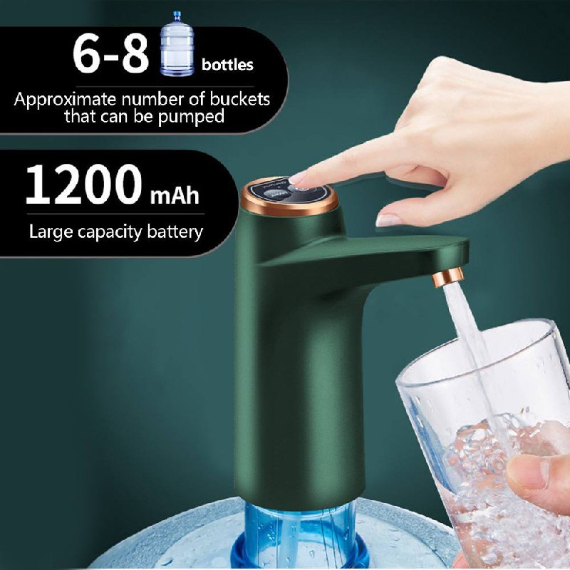 Premium Green Water Pump Dispenser Suitable for Spritzer Water Bottle ...