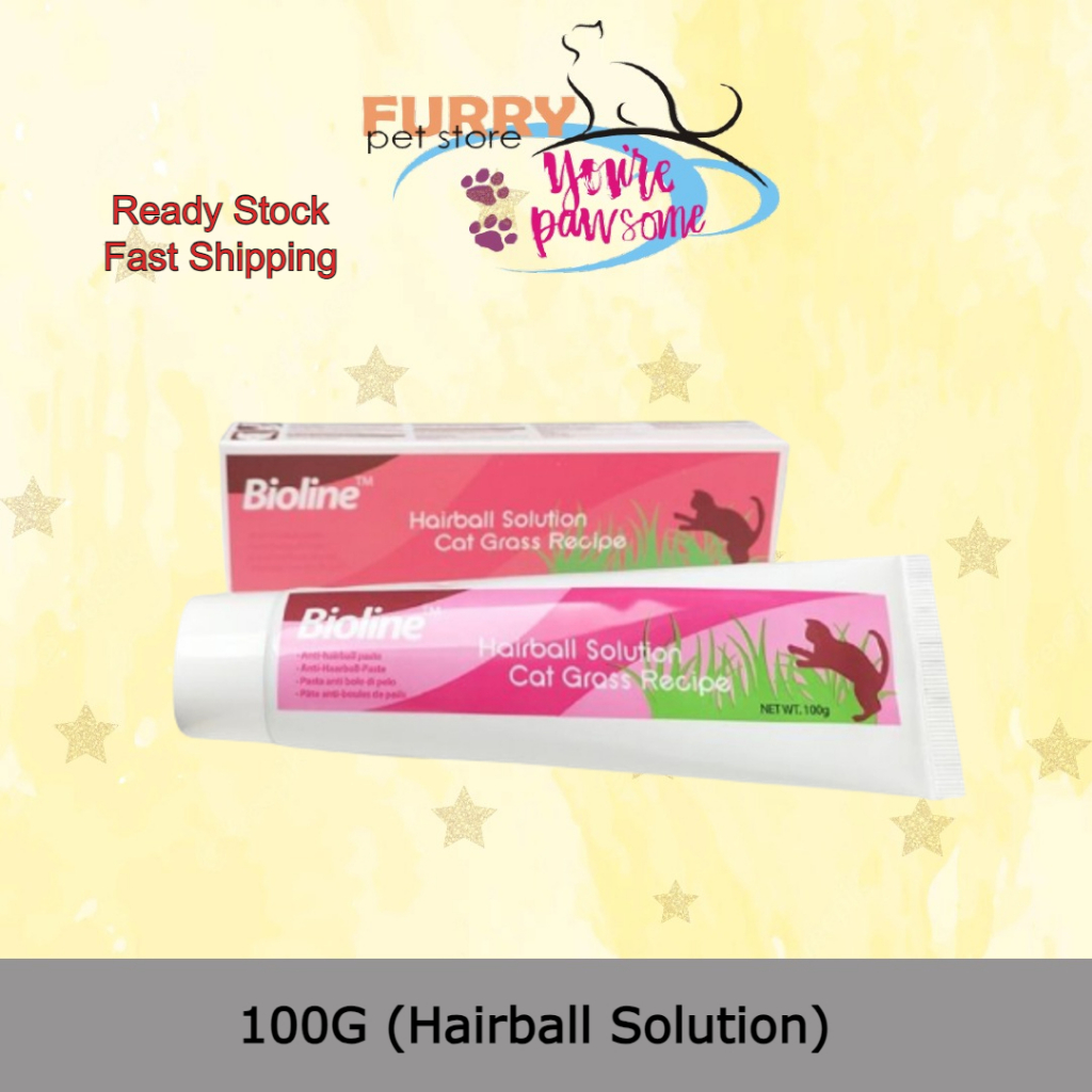 Bioline Hairball Solution Cat Grass Recipe 100G | Shopee Malaysia