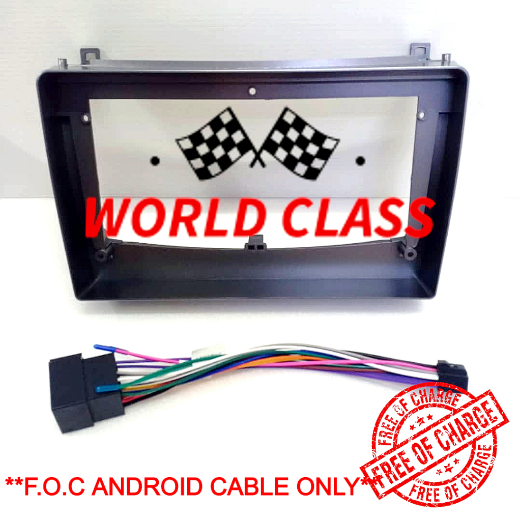 PROTON GEN 2 2006-2010 (GREY) 9" ANDROID CASING (FREE PLUG & PLAY CABLE ...