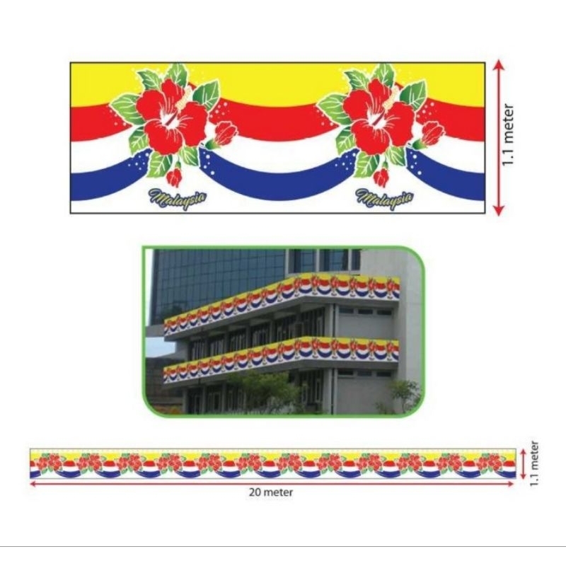 Banner Bunga Raya Malaysia [Ready Stock] | Shopee Malaysia
