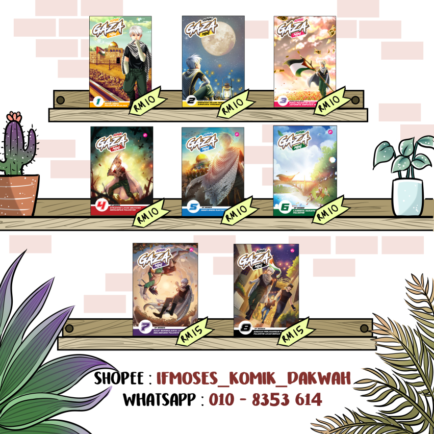KOMIK GAZA MINI - Promosi Beli Satu Set! (Karya IF Moses) | Shopee Malaysia