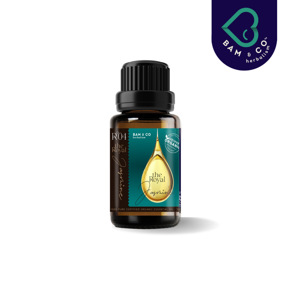 BAM & CO. ROYAL JASMINE CERTIFIED PURE ORGANIC ESSENTIAL OIL (10ML ...