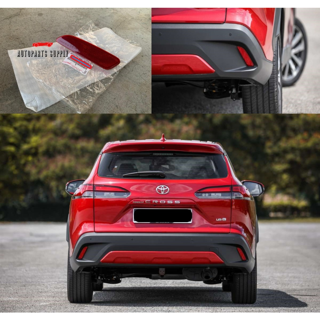 ORIGINAL TOYOTA COROLLA CROSS 2021 -2023 REAR BUMPER REFLECTOR RH LH ...