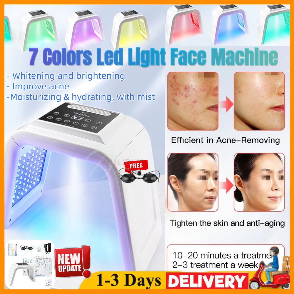 Upgrade🔥 7 Colors LED PDT Photon Omega Light Mask Omelon Facial Skin ...