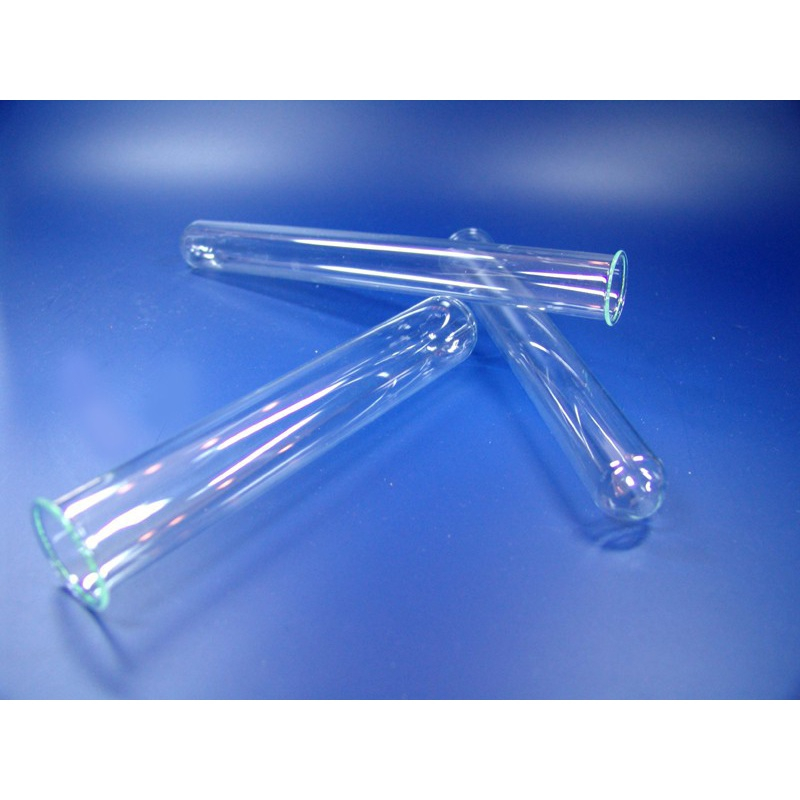 good quality, glass test tube 16mm x 125mm with rim tiub tabung uji ...