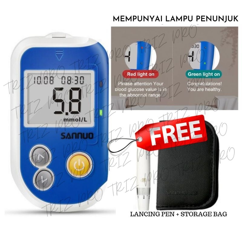 GLUCOMETER MESIN CHECK GULA KENCING MANIS | Shopee Malaysia