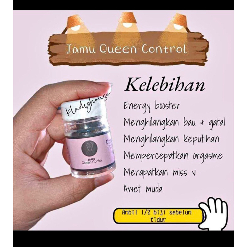 JAMU QUEEN CONTROL ORIGINAL | Shopee Malaysia