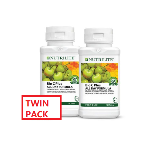 Nutrilite Bio C Plus All Day Formula Double Pack - 120 Tabs X2 vitamin ...